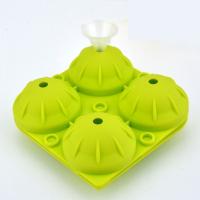 China Food Grade Silicone Sphere Ice Ball Mold 5cm Diameter for Whiskey Cocktails Bourbon for sale