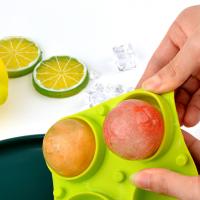 China Food Grade Silicone Sphere Ice Ball Mold 5cm Diameter for Whiskey Cocktails Bourbon for sale