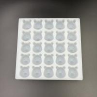 China Food Grade Silicone Teddy Bear Candy Mold 25 Cavity 2ml Each Reusable Ice Cube Tray for sale