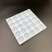 China Round Ice Silicone Candy Mold Trays Reusable 25 Cavities Diameter 35mm Food Grade for sale