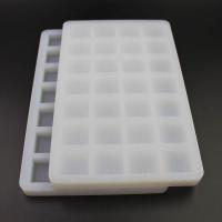 China Transparent 28 Cavity Silicone Candy Mold 26x16x1.5cm Food Grade Nonstick for sale