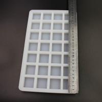 China Transparent 28 Cavity Silicone Candy Mold 26x16x1.5cm Food Grade Nonstick for sale