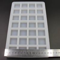 China Transparent 28 Cavity Silicone Candy Mold 26x16x1.5cm Food Grade Nonstick for sale