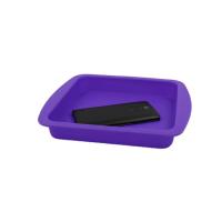 China Square Durable Silicone Cake Mould Pan Anti Falling Multicolor for sale