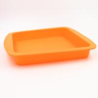 China Square Durable Silicone Cake Mould Pan Anti Falling Multicolor for sale