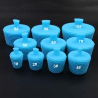 China Food Grade Silicone Wine Bottle Stopper Set 10 Sizes Reusable Leakproof Odorless for sale