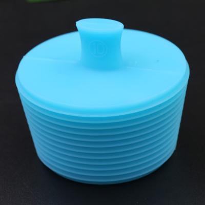 China Blue Silicone Bottle Stopper Reusable Multipurpose Durable 10 Sizes 1-10 for sale