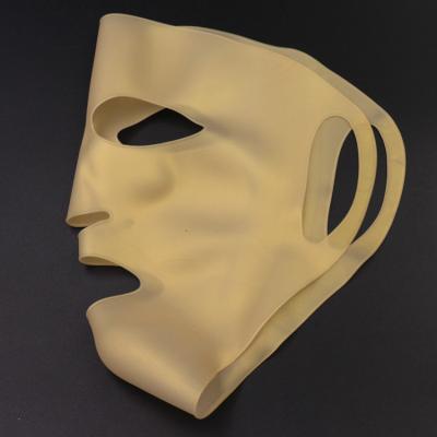 China Reusable Silicone Facial Mask Cover 235x188mm Food Grade Skin Care for sale