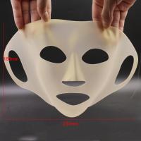 China Reusable Silicone Facial Mask Cover 235x188mm Food Grade Skin Care for sale