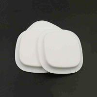 China Food Grade Silicone Cup Lid 8x8x1.5cm Leakproof White Color for Moikit Mug for sale