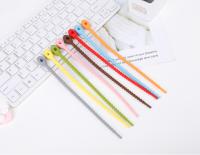 China Tasteless Multiscene Silicone Rubber Supplies Cable Ties For Binding Reusable for sale