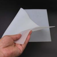 China Milky White Food Grade Silicone Rubber Sheet 0.1mm 1mm 2mm Heat Insulation Industrial Pad for sale