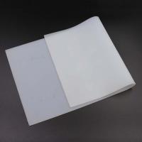 China Milky White Food Grade Silicone Rubber Sheet 0.1mm 1mm 2mm Heat Insulation Industrial Pad for sale
