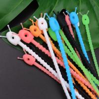 China Adjustable Silicone Rubber Supplies Cable Straps Removable Reusable for sale