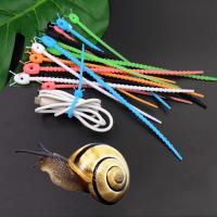 China Adjustable Silicone Rubber Supplies Cable Straps Removable Reusable for sale