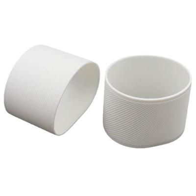 China Thermal Insulation Anti Slip Silicone Sleeve 85mm x 62mm for Water Bottle Coffee Cup for sale