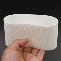 China Thermal Insulation Anti Slip Silicone Sleeve 85mm x 62mm for Water Bottle Coffee Cup for sale