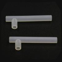 China Food Grade T Shape Silicone Tube 3x5mm Transparent Flexible 3 Way Hose for sale