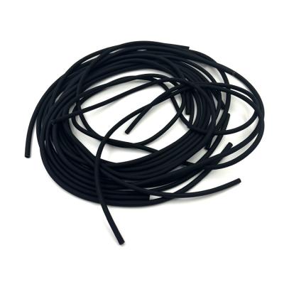 China Anti Aging Black Silicone Hose Pipe 3.8x7.4mm Wear Resistant for Automotive for sale
