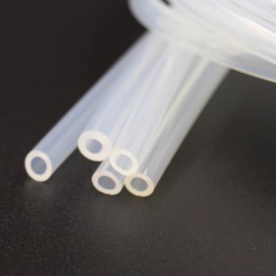 China Industrial Clear Silicone Tube 3x6mm Food Grade Flexible Transparent Pipe Odorless Heat Resistant for sale
