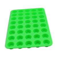 China Food Grade Silicone Cake Mould 40 Cavities Non Stick Reusable Baking Mold 26x17x2.5cm for sale