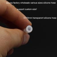 China Food Grade Silicone Hose 2x4mm 3x5mm 5x7mm for Medical Equipment and Food Machinery for sale