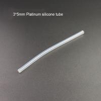 China Food Grade Odorless Transparent Silicone Hose Pipe 2x4mm 3x5mm 5x7mm Expandable for sale