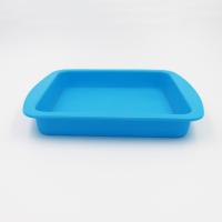 China BPA Free Household Silicone Cake Mould Practical Square Shape for sale