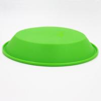 China Food Grade Round Silicone Cake Mould Pan 23.5cm Nonstick Heat Resistant Baking Mold for sale