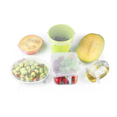 China Lightweight Harmless Stretch Silicone Seals , Multipurpose Flexi Stretch Eco Lids for sale