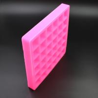 China Square 36 Grid Food Grade Silicone Ice Cube Tray Mold 215x215mm for Candy Chocolate for sale