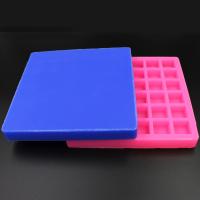 China Square 36 Grid Food Grade Silicone Ice Cube Tray Mold 215x215mm for Candy Chocolate for sale