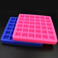 China Square 36 Grid Food Grade Silicone Ice Cube Tray Mold 215x215mm for Candy Chocolate for sale