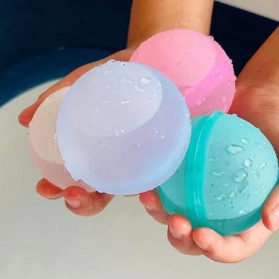 China Reusable Silicone Water Bomb Balls 6cm Food Grade for Kids Pool Beach Games for sale