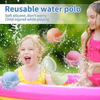 China Reusable Silicone Water Bomb Balls 6cm Food Grade for Kids Pool Beach Games for sale