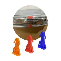 China Disposable Plastic Buckle Plastic Sealing Cap For Fiber Drums 3cm Height for sale
