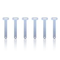 China Silver Round Galvanized Clip Customsized Dimensions Galvanized Clasp For Seals for sale