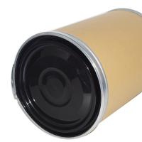 China Black Plastic Drum Lids 36cm For  Pharmaceutical Fiber Drums for sale