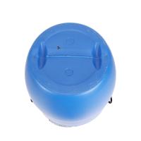 China 55 Gallon Plastic Drum 210 Litre HDPE Open Top Blue Plastic Drum With Lock Ring Lid for sale