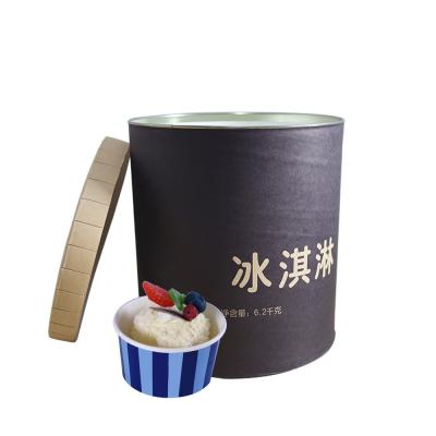 China 11L Ice Cream Paper Tub for Commercial Use | 6.2kg High-Strength Moisture-Proof Ice Cream Packaging Bucket by Nanjing Shengjiang Packaging for sale