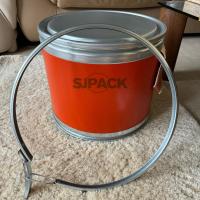 China Luxury Faux Leather Feed Bucket Style Storage Drum – Decorative & Functional Barrel (Custom Size & Color Available) for sale