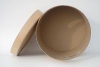 China Paperboard Pails With Handle Holes | Open-Top Design For Coffee & Spices for sale