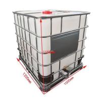 China Wholesale 1000L IBC Totes, New & In Stock! | White FDA-Compliant PP Industrial Bulk Containers for sale