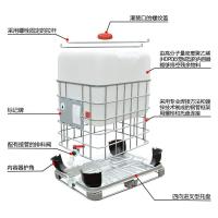 China 1000L Intermediate Bulk Container (IBC) | New White Plastic IBC Totes For Chemical & Industrial Use for sale