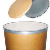 China 55gal Hot Melt Glue Fibre Drum with 571.5mm ISO Pallet Size for sale