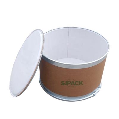 China Hot Melt Glue Fiber Drum 571.5mm Diameter Eco-Friendly Kraft Paper for sale