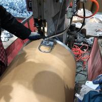 China 90L Hot Melt Glue Fiber Drum - Eco-Friendly Kraft Paper Packaging for sale