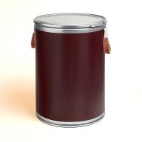 China Luxury Leather Saddle-Style Storage Bucket – Handcrafted Decorative Fiber Drum for sale