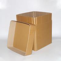 China 21 Gallon 80Litres Square Fiber Drum Strong Sealing Fiber Paper Drum For Chemical Powder for sale