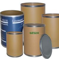 China Stackable When Closed Fiberboard Transport Drum with Optional Polyethylene or Foil Lining Providing Shipping and Secure Material Containment for sale
